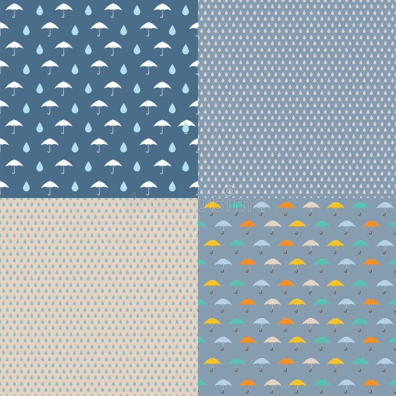 Rain pattern stock vector. Illustration of paper, fashion - 74696875