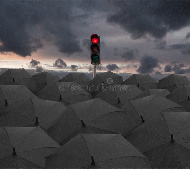 Rain stock photo. Image of hold, concept, upstream, separate - 41211764