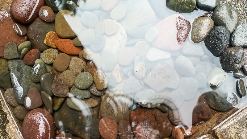 The Man in the Puddle on the Beach. Relaxing Holiday by the Sea. Fun ...
