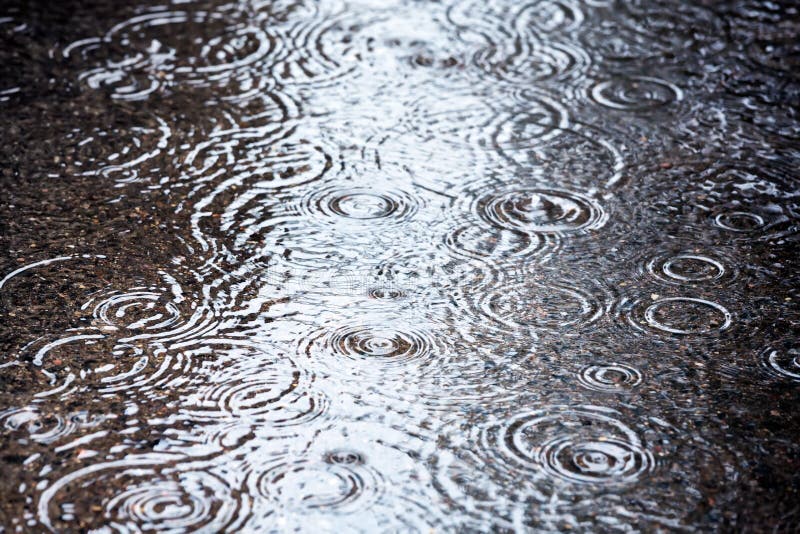 Rain stock photo. Image of drop, raining, rain, ripples - 3912426