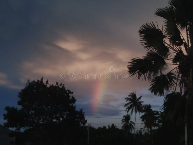 After the Rain, Rainbow Shows. Just Like in Life after the Storms of ...
