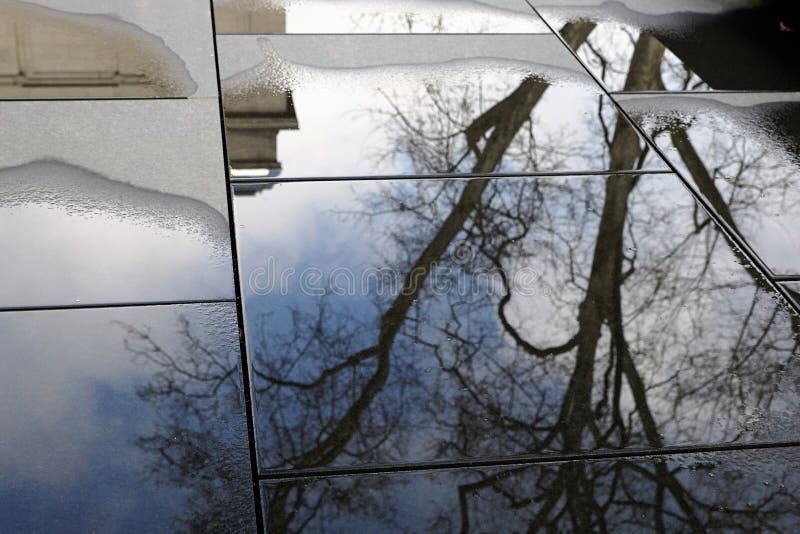 Rain reflection stock photo. Image of house, trail, gallery - 95506200