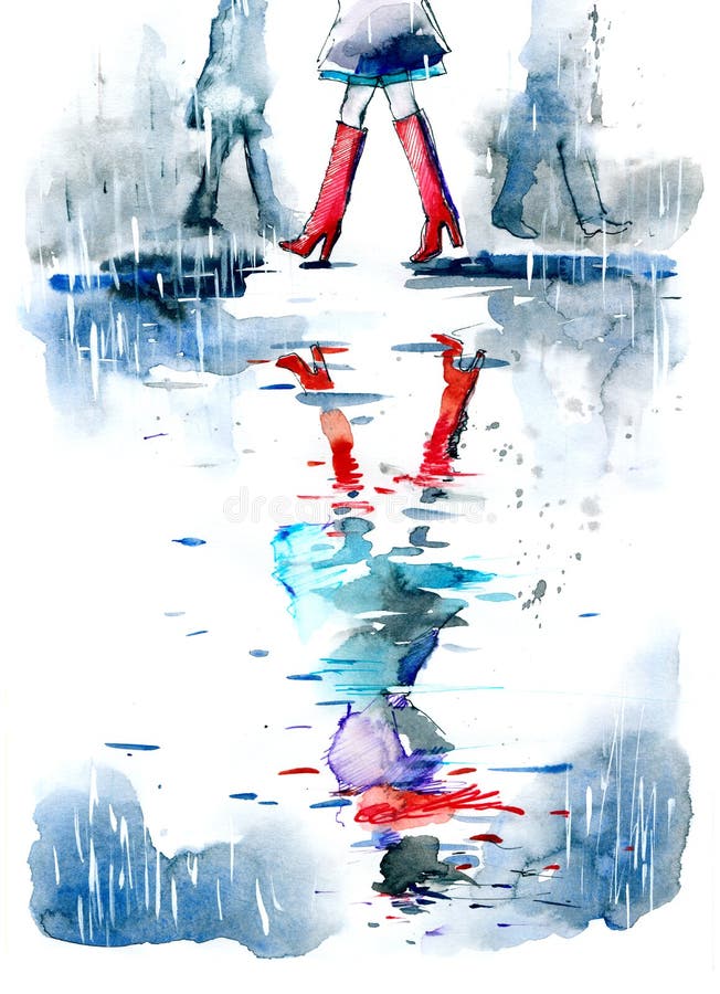 Real Puddle Water Stock Illustrations – 24 Real Puddle Water Stock ...