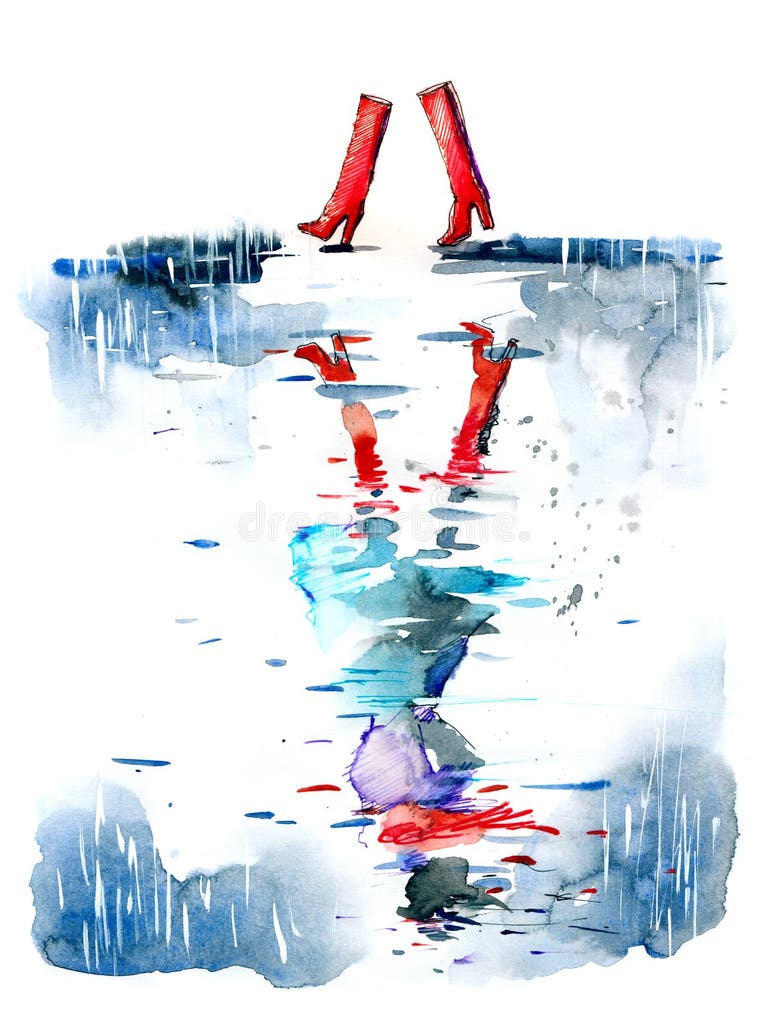 Water Puddle Street Stock Illustrations – 3,402 Water Puddle Street ...