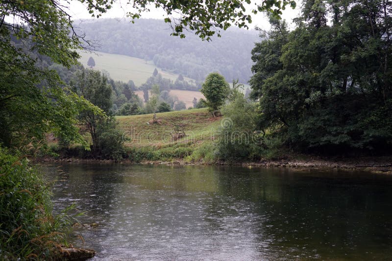 Rain Fed River In The Scottish Highlands Stock Photo - Image of raging ...