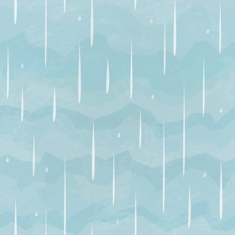 Rain seamless pattern stock vector. Illustration of creative - 21147127