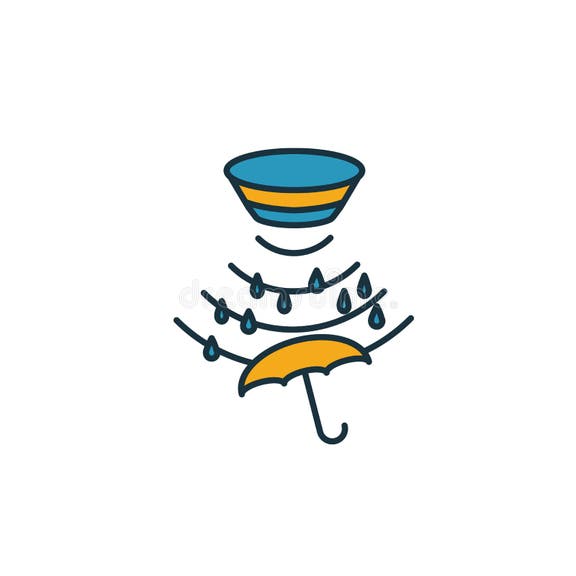 Rain Sensor Icon. Simple Element from Sensors Icons Collection Stock ...