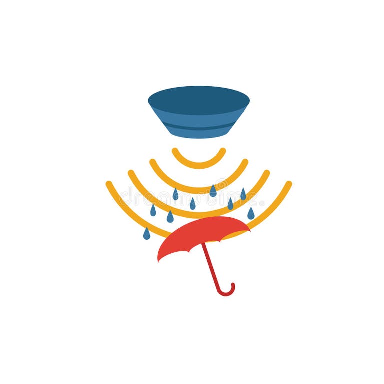 Rain Sensor Icon. Simple Element from Sensors Icons Collection Stock ...