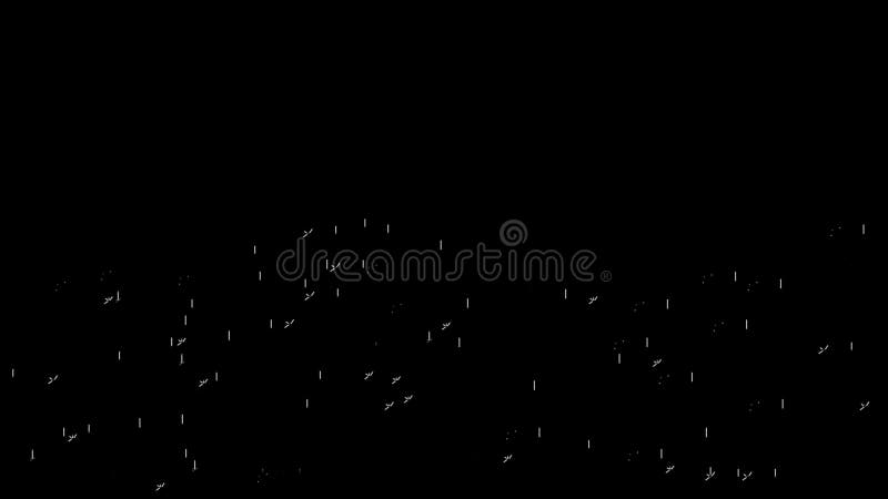 Rain Shape Elements with Alpha Channel. Stock Video - Video of clear ...