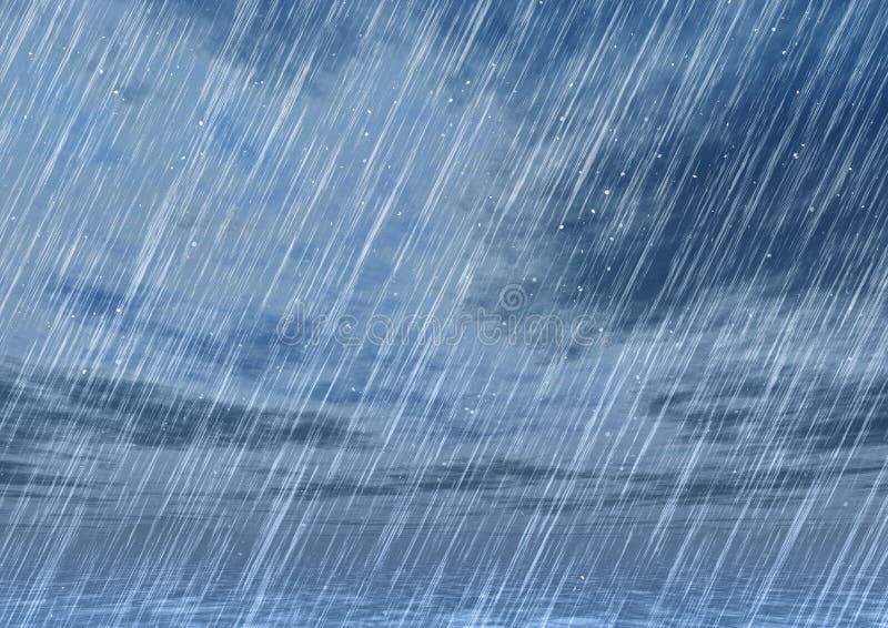 Rain Storm Backgrounds in Cloudy Weather Stock Image - Image of texture ...
