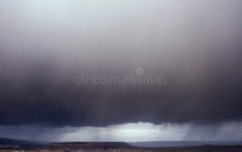 Rain Storm. Fantastic Views of the Dramatic and Cloudy Skies. Stock ...