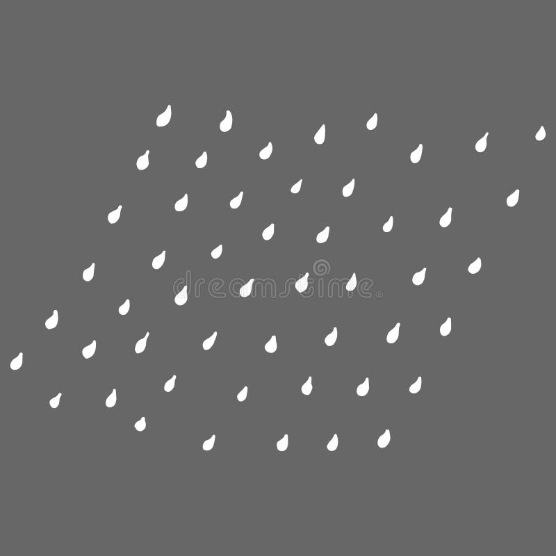 Rain Texture, Hand Drawn with Pen and Ink, Isolated on Gray Background ...
