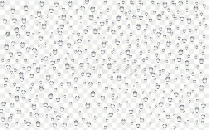 Rain Transparent Drops Flow Down the Glass.Realistic Wet Condensation ...
