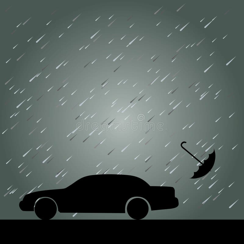 Car Rain Drawing Stock Illustrations – 300 Car Rain Drawing Stock ...
