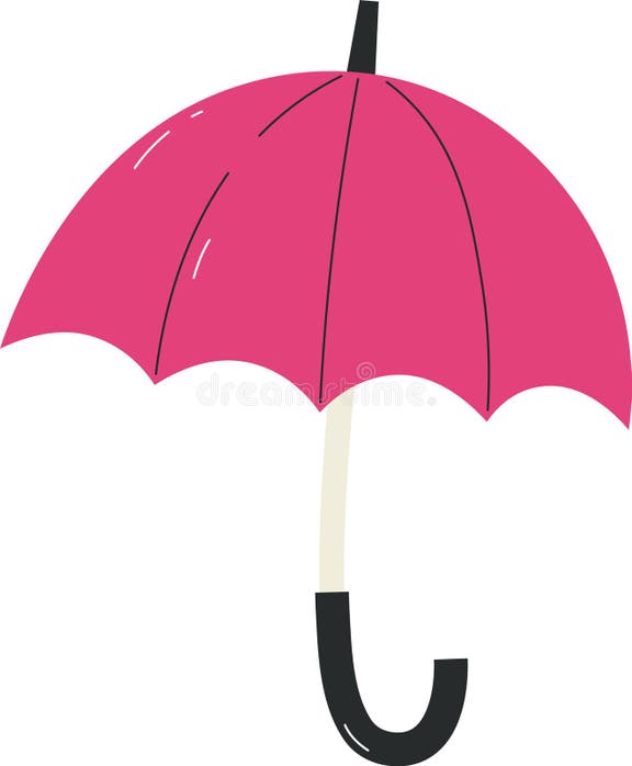 Rain Umbrella Cartoon stock vector. Illustration of autumn - 325734356