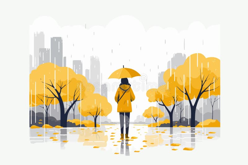 Rain Vector Flat Minimalistic Asset Isolated Illustration Stock Vector ...