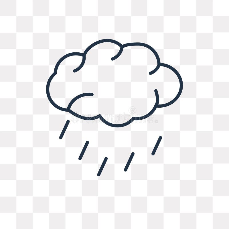 Transparent Rain Outline