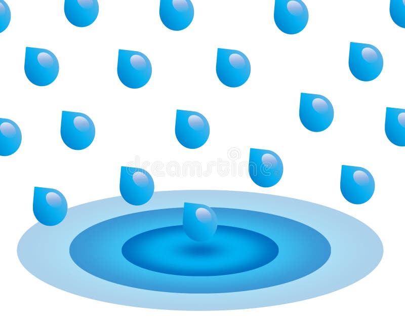 Rain stock illustration. Illustration of puddles, weather - 70872927