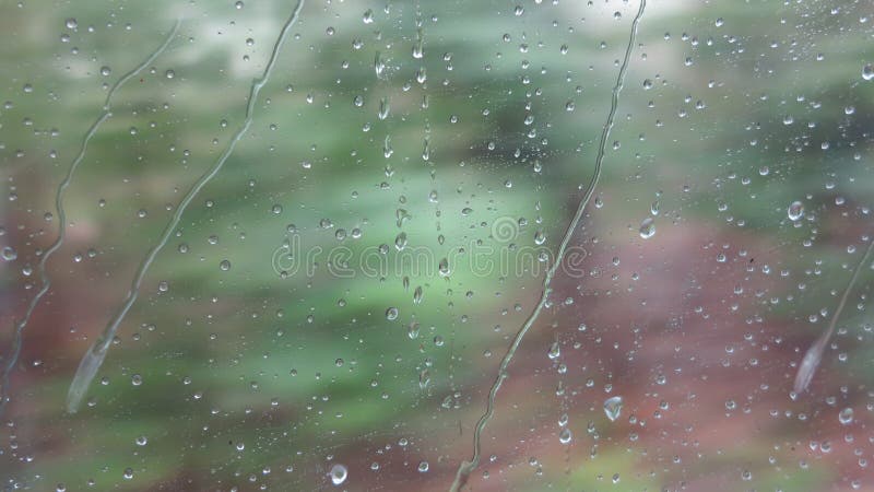 Rain Water Drop on a Mirror. Stock Photo - Image of water, abstract ...