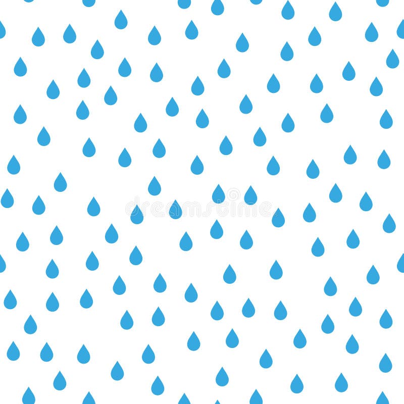 Rain Water Droplets Pattern.Vector Seamless Dot Pattern Stock ...