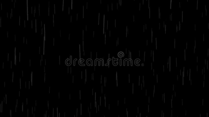 Rain Water Drops Falling Background on Alpha Loop Seamless 4K Animation ...
