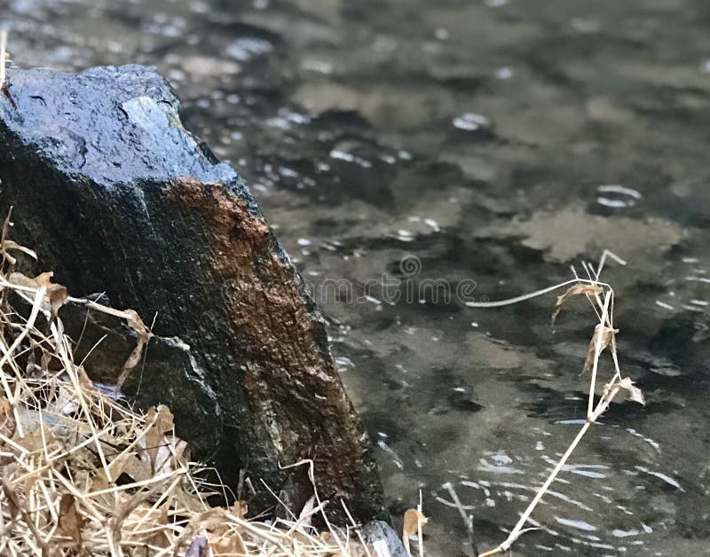 Rain on the water stock photo. Image of people, water - 145384064