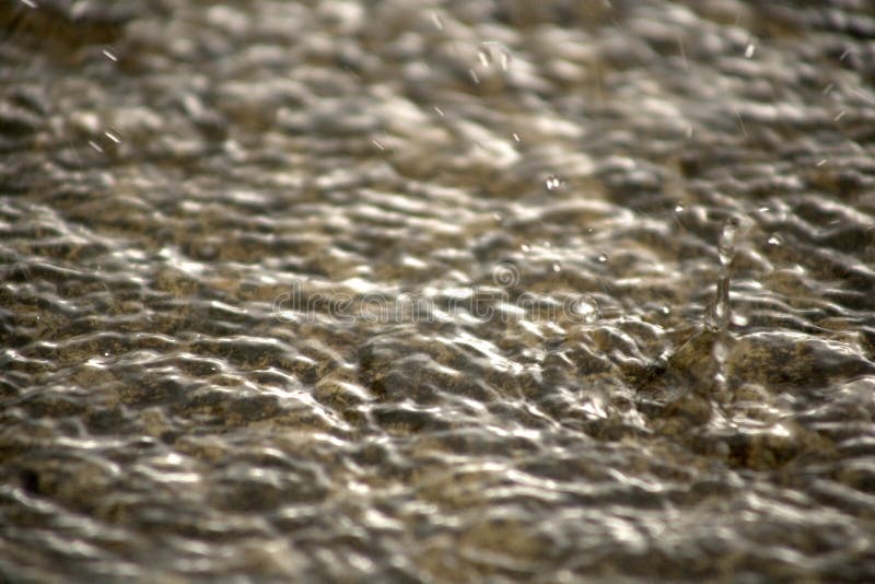 Rain water puddle stock photo. Image of daytime, horizontal - 116333226