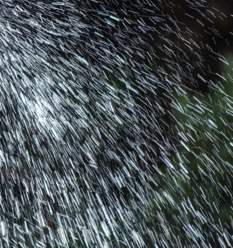 Rain Water Splashes As Abstract Background. Texture Stock Image - Image ...