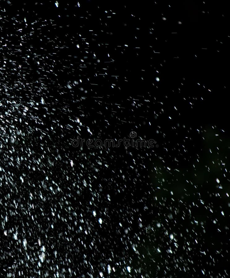 Rain Water Splashes As Abstract Background. Texture Stock Photo - Image ...