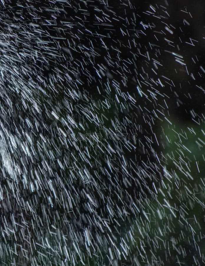 Rain Water Splashes As Abstract Background. Texture Stock Photo - Image ...