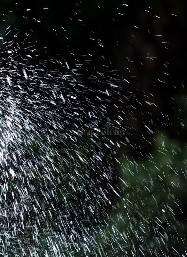 Rain Water Splashes As Abstract Background. Texture Stock Photo - Image ...