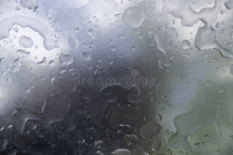 Rain wet metal stock image. Image of drop, nature, environment - 319052513