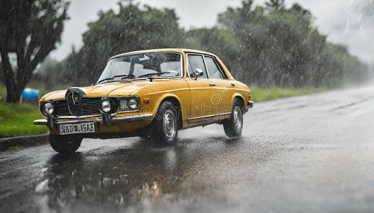 Rain wheather best car stock illustration. Illustration of vehicle ...