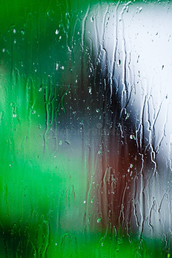 Rain on a window stock image. Image of window, water - 15903995