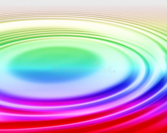 Rainbow 1 Ripples stock illustration. Illustration of generated - 2240079