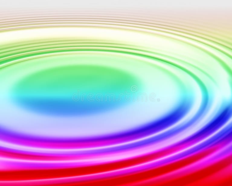 Rainbow 1 Ripples stock illustration. Illustration of generated - 2240079