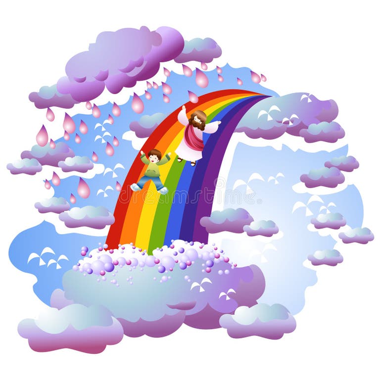 Jesus Rainbow Stock Illustrations – 876 Jesus Rainbow Stock ...