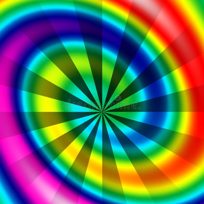 Rainbow stock illustration. Illustration of blue, rainbow - 12654458
