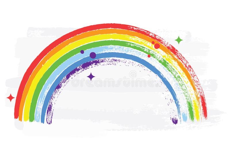 Rainbow vector stock vector. Illustration of blue, isolated - 8218060