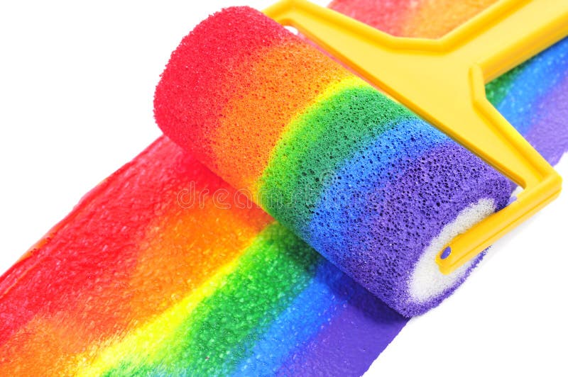 997 Rainbow Paint Roller Stock Photos - Free & Royalty-Free Stock ...