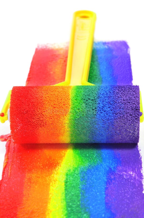 997 Rainbow Paint Roller Stock Photos - Free & Royalty-Free Stock ...