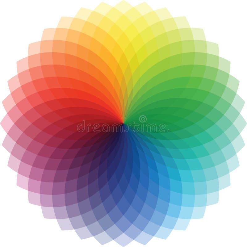Color wheel background stock vector. Illustration of bright - 9985120