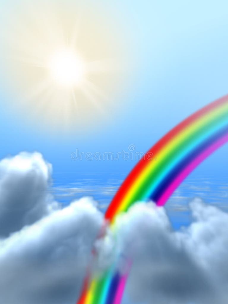 Sun Rainbow Scenery Stock Illustrations – 4,225 Sun Rainbow Scenery ...
