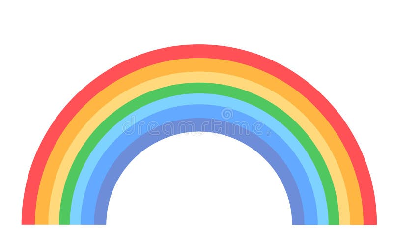 Standard rainbow stock vector. Illustration of color - 13276383