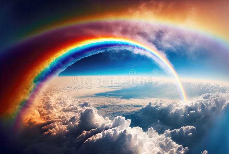 Rainbow stock photo. Image of rainbow, gold, improvement - 792180