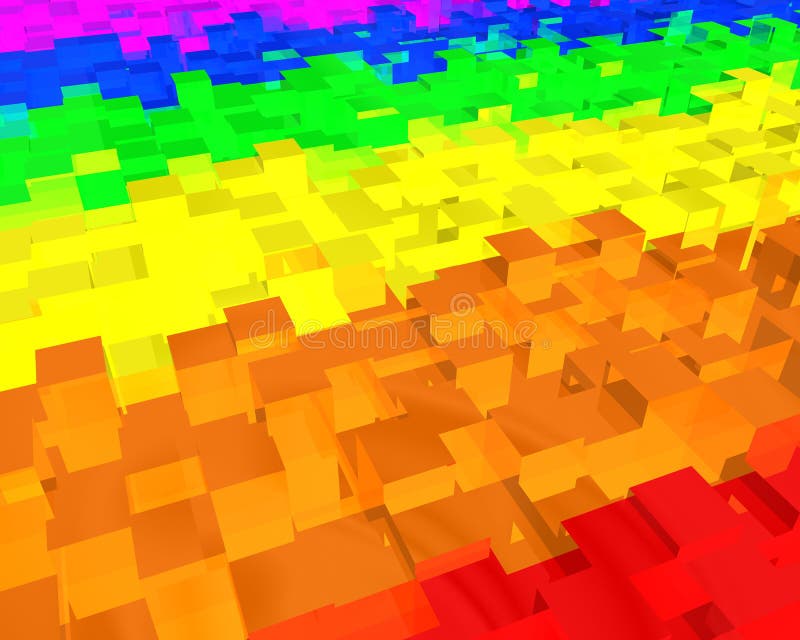 Rainbow-abstract-background Stock Illustration - Illustration of orange ...