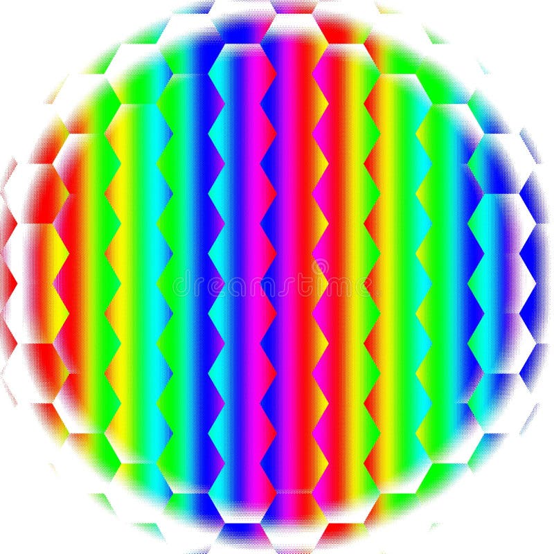 Rainbow Abstract Background Blurs Shapes Stock Illustration ...