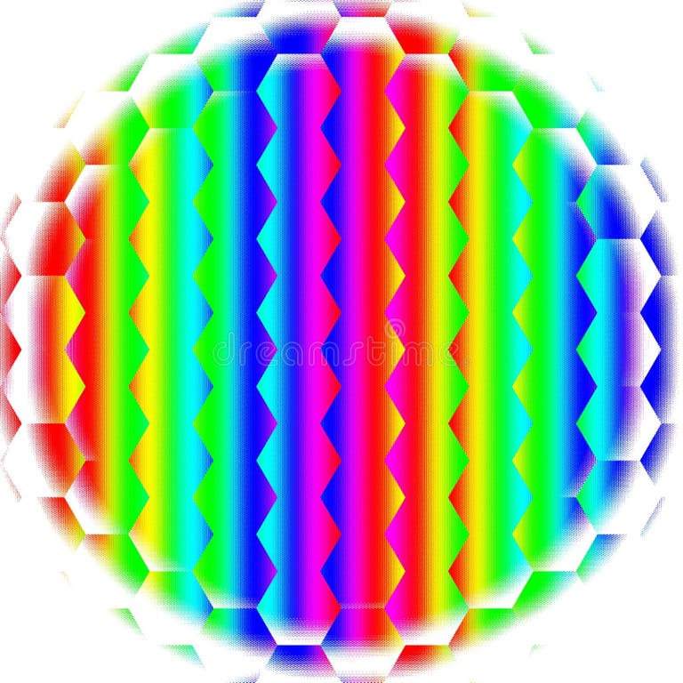 Rainbow Abstract Background Blurs Shapes Stock Illustration ...