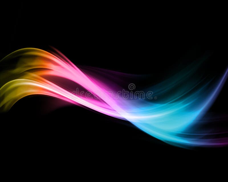 Rainbow abstract stock illustration. Illustration of flow - 14497051