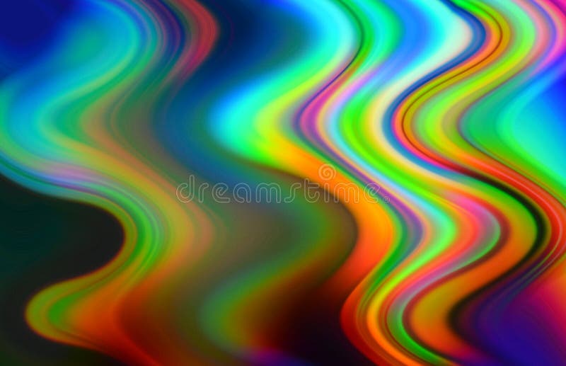 Rainbow Abstract Background Multicolor Stock Illustration ...